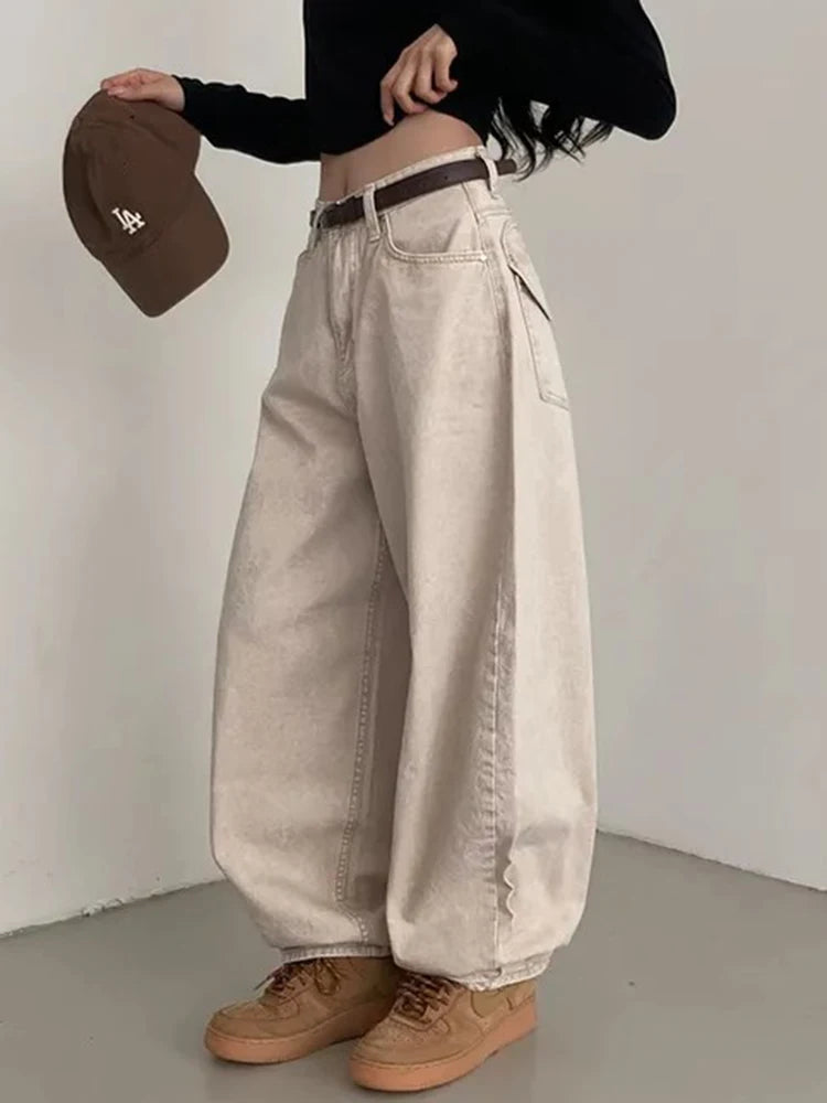 Baggy Pants Women Cream | Baggy Clothes