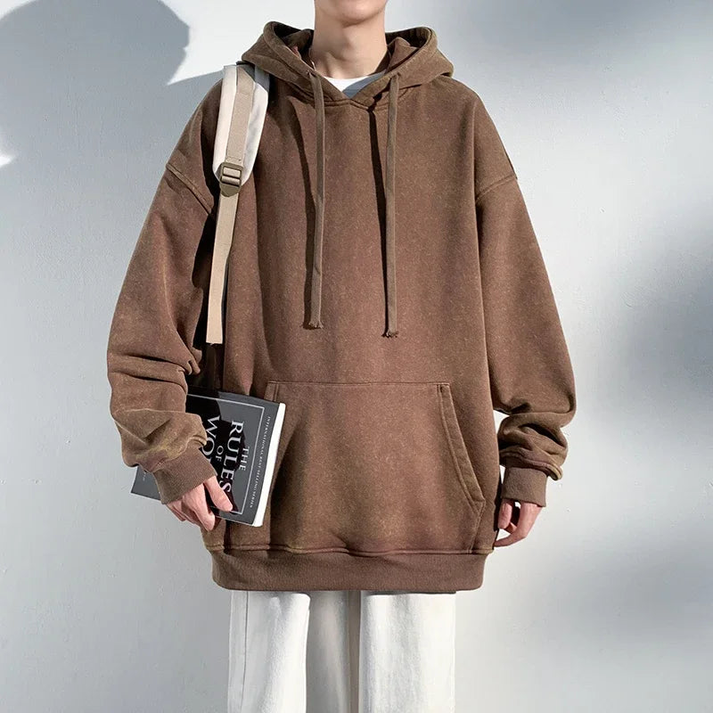 Brown Oversized Hoodie Men | Baggy Clothes