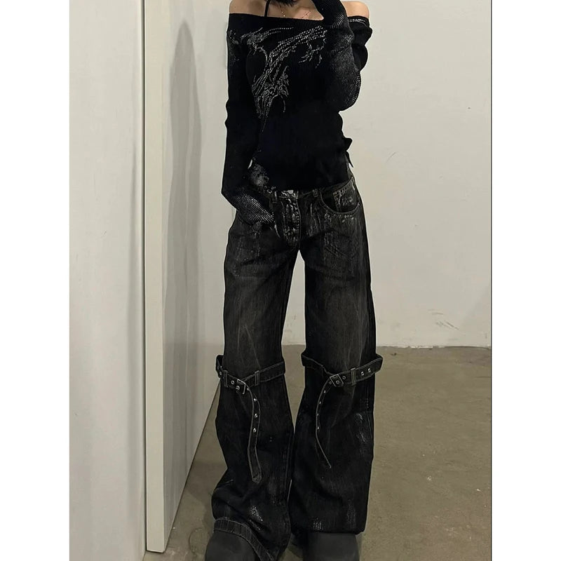 Gothic Baggy Jeans | Baggy Clothes