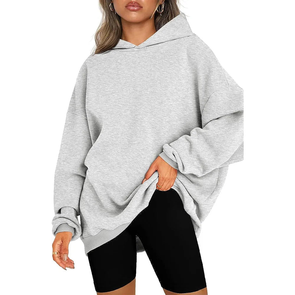 Grey Baggy Hoodie Women | Baggy Clothes