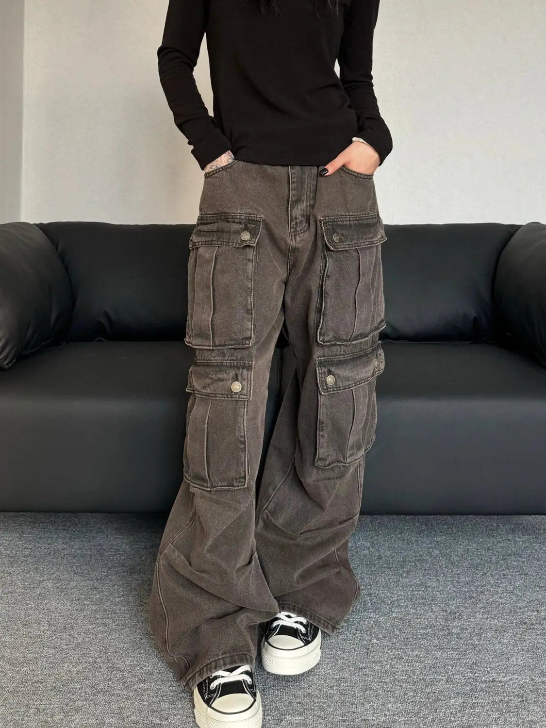 Multi Pocket Baggy Cargo Pants | Baggy Clothes